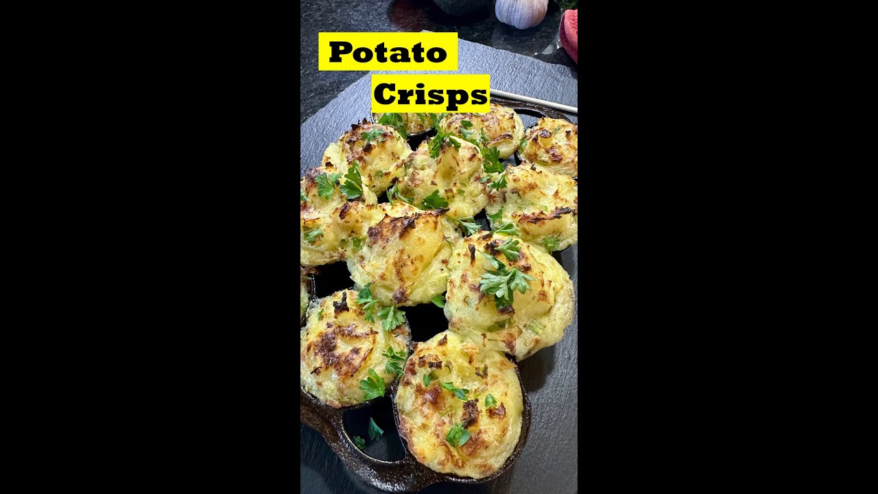 Potato Crisps - Twice Baked Potatoes in a Golf Ball GEM Pan - YouTube