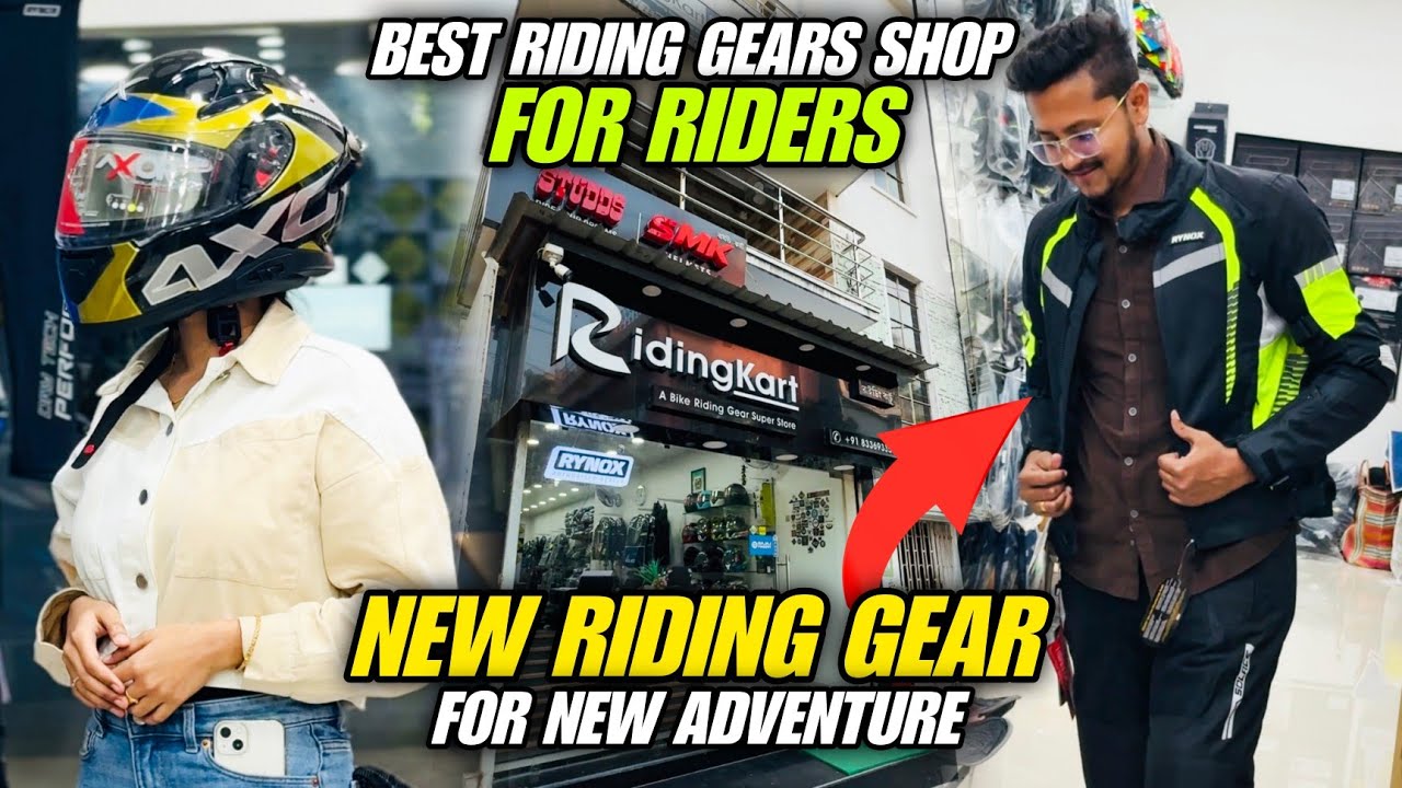 BEST RIDING GEAR কিনতে চলে আসলাম Riding Kart | Rynox, Solace, BBG ...