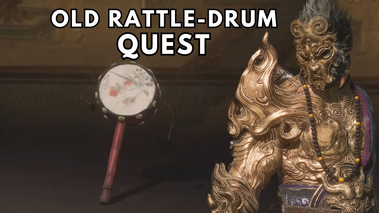 How to use the old rattle drum in Black Myth Wukong - YouTube