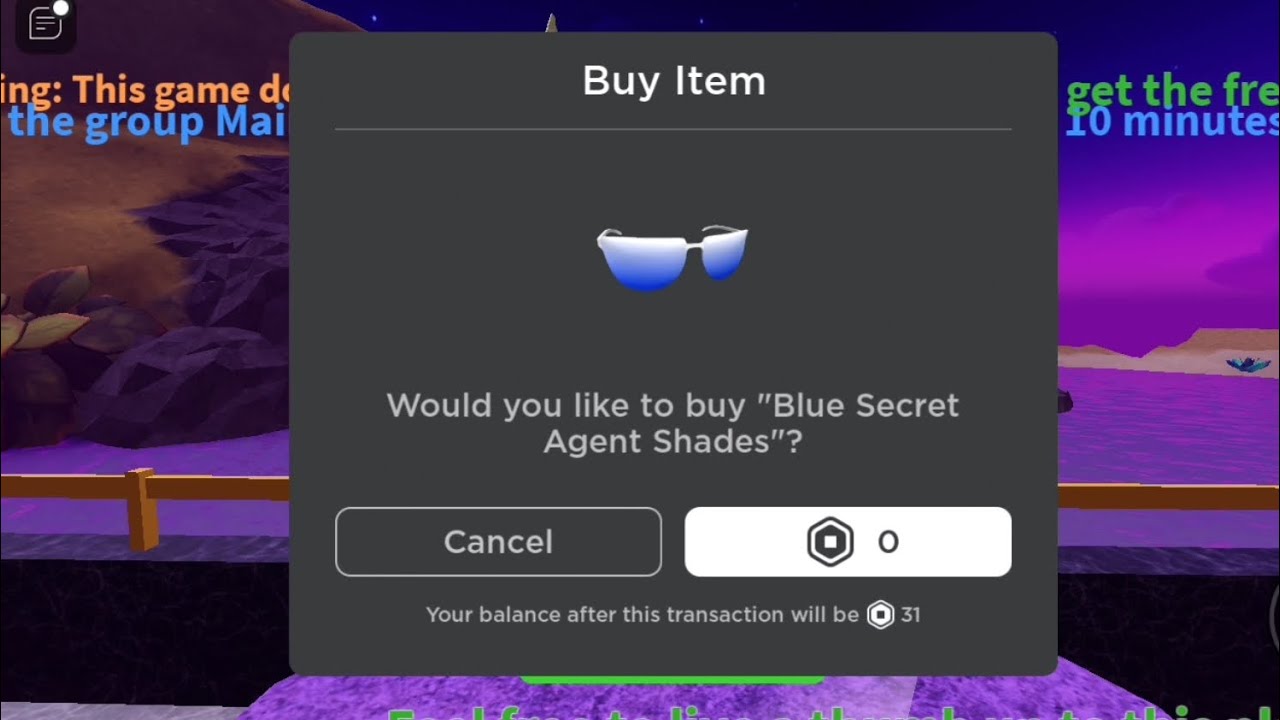 Sniping Blue Secret Agent Shades - YouTube