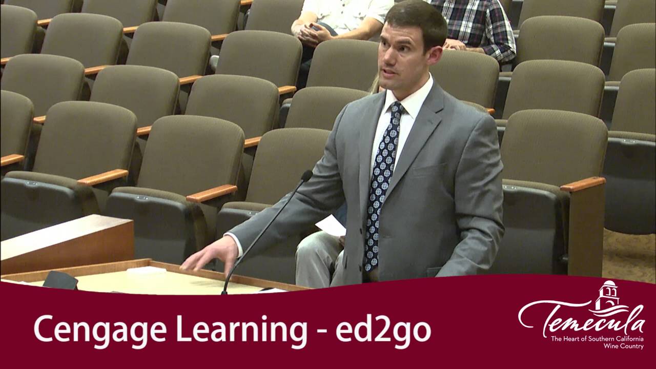 Temecula Business Spotlight: Cengage Learning / ed2go - YouTube