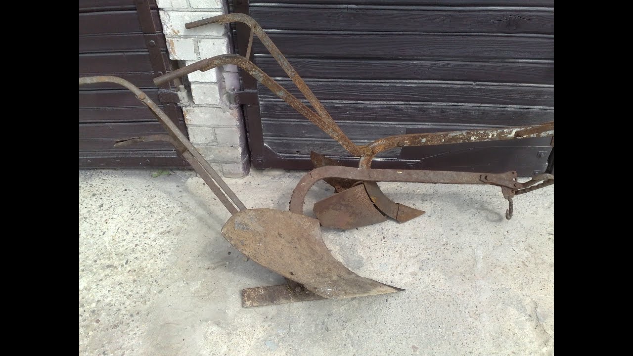 DIY Restoration Vintage old horse plow agriculture - YouTube