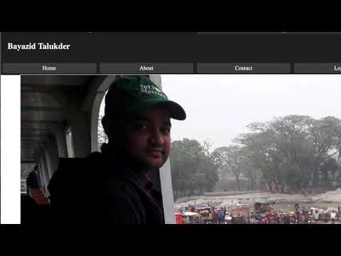 Website Design for Beginners Using Pure HTML and CSS. Portfolio Design ...