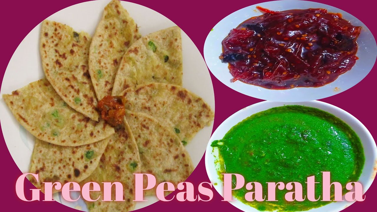 Hare Mater Ka Paratha ️ | Special Mater Ke Parathe |Easy Mater Paratha ...