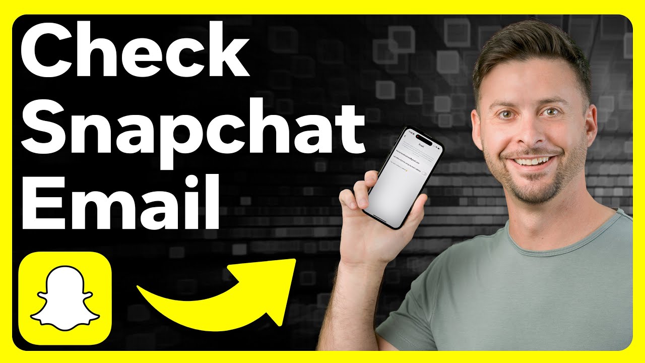 How To Check Snapchat Email - YouTube