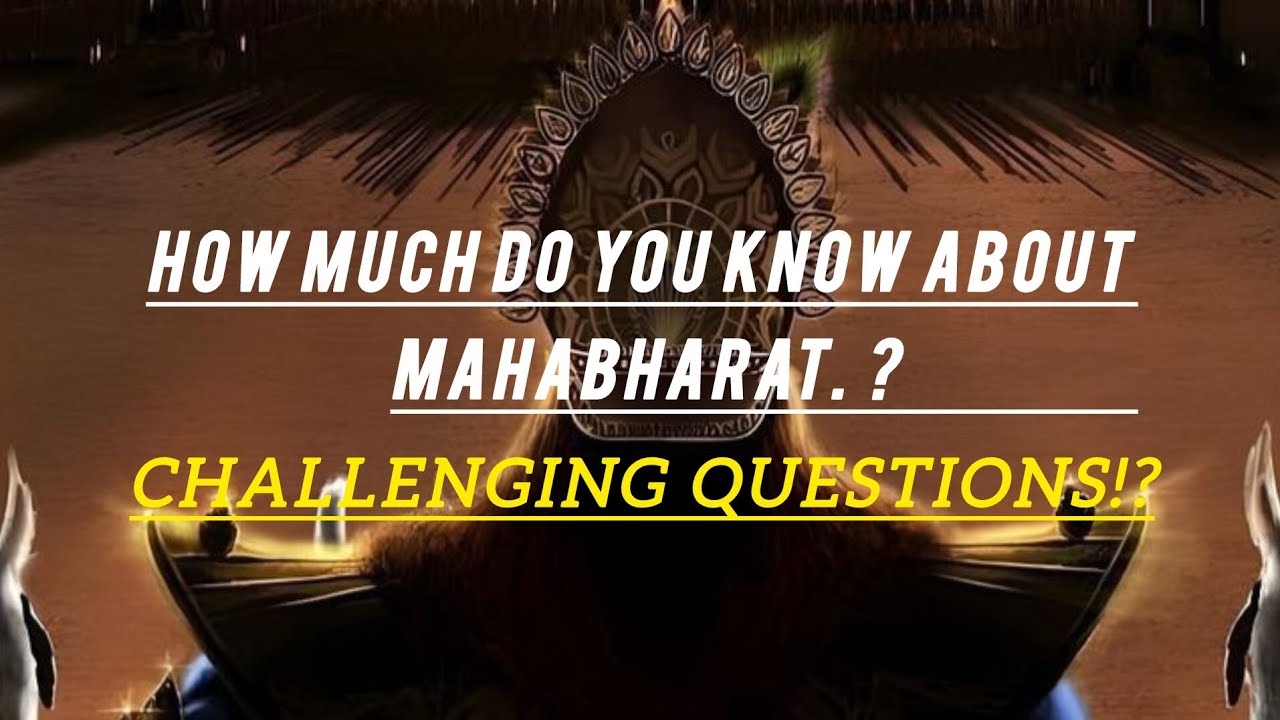 Mahabharatham Quiz Day1 How many you got correct? - YouTube