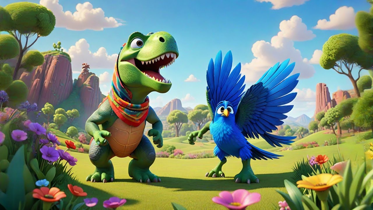 The Dino Who Couldn’t Stop Sneezing 🦖🤧 | Fun Kids Story | Learning ...