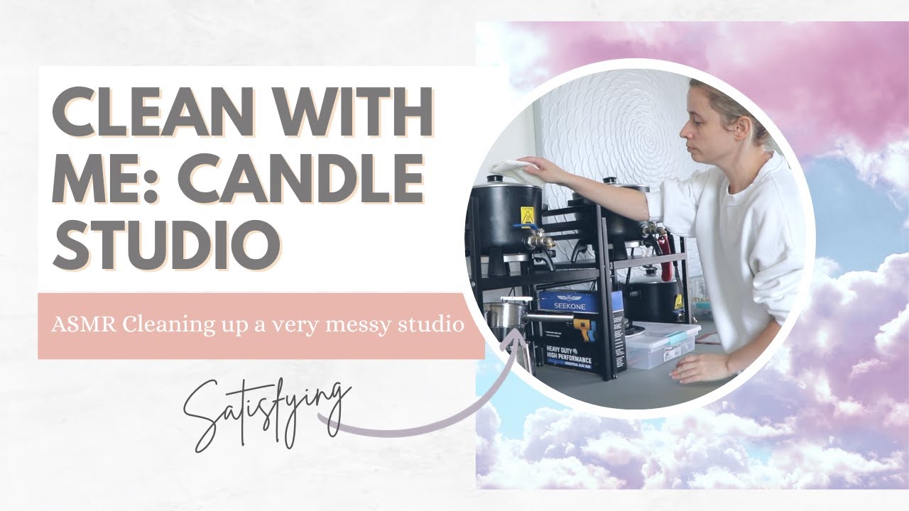 Clean With Me Candle Making Studio ASMR - YouTube