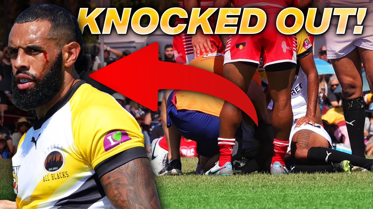 Josh Addo-Carr gets Knocked-Out then Retaliates | Koori Knockout 2023 ...