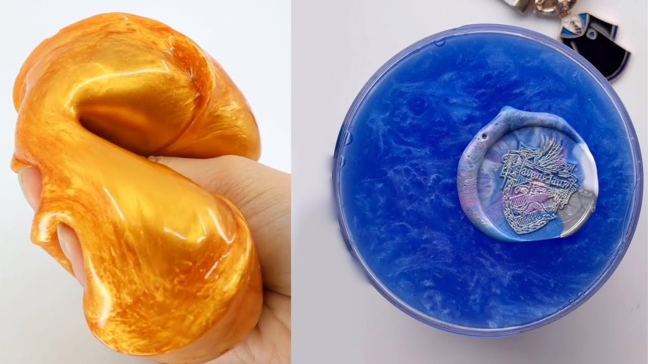 Best Ever Satisfying/ASMR/relaxing Pigment slime compilation video #3 ...