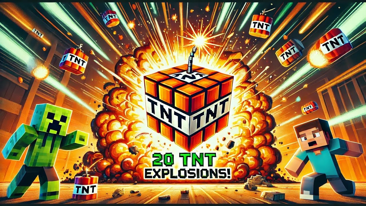 Minecraft TNT Madness: 20 Explosive Experiments You Can’t Miss! - YouTube