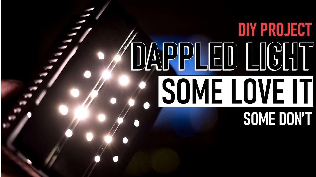 How to create DAPPLED LIGHT - DIY project - YouTube