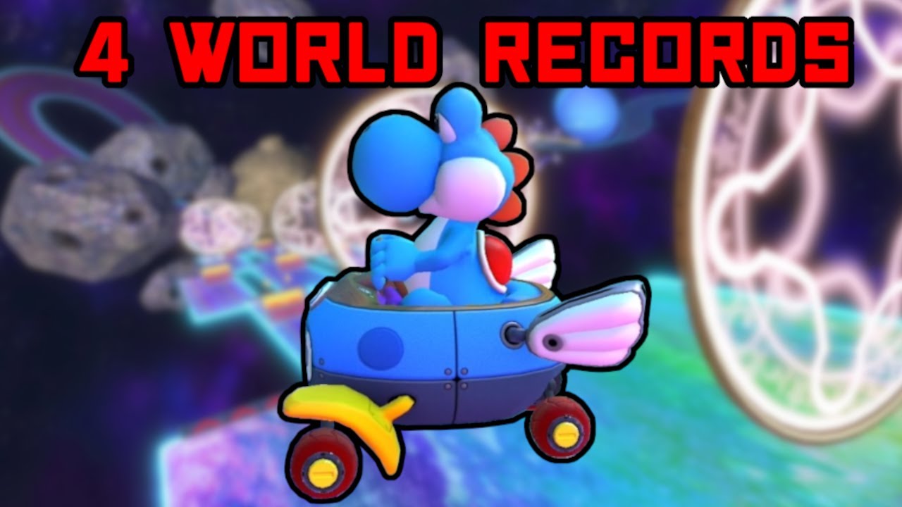 I DOMINATED Mario Kart 8 Deluxe (4 WORLD RECORDS) - YouTube