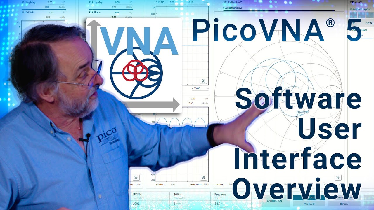 PicoVNA 5 software User Interface overview - YouTube