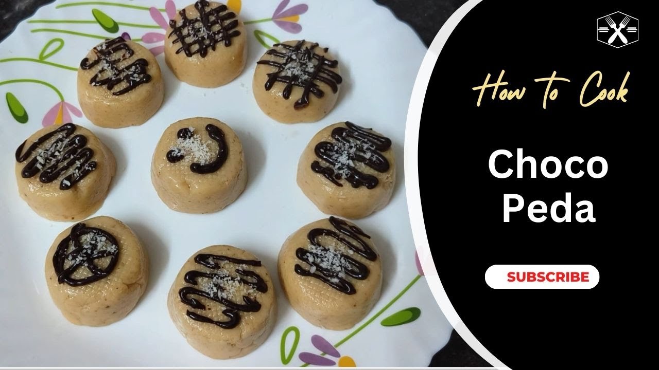 Chocolate Peda | How to Make Chocolate Pedha | Raksha Bandhan Special ...