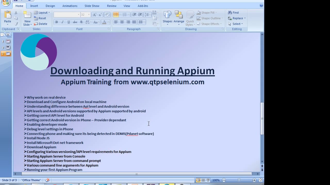 Appium Mobile Testing Tutorial Installing Appium Part 1 Youtube