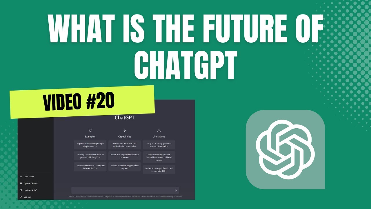 What Is The Future Of ChatGPT - YouTube