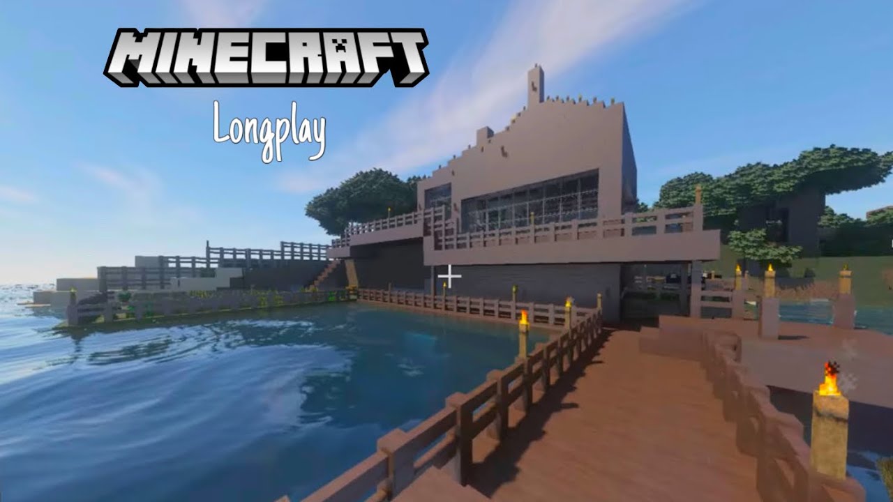 Minecraft Relaxing Longplay - Snug Waterfront Cabin (No Commentary ...