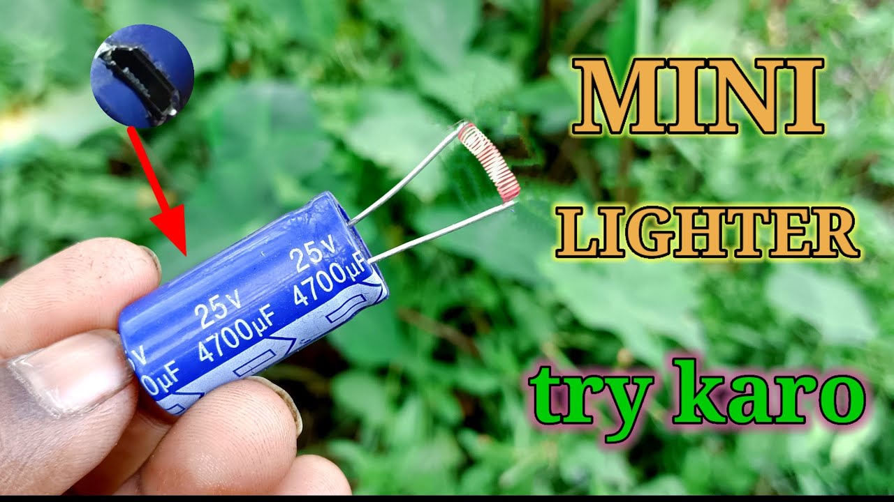 How to make a mini lighter#ind tk Raj indtkraj laitar home made desi ...