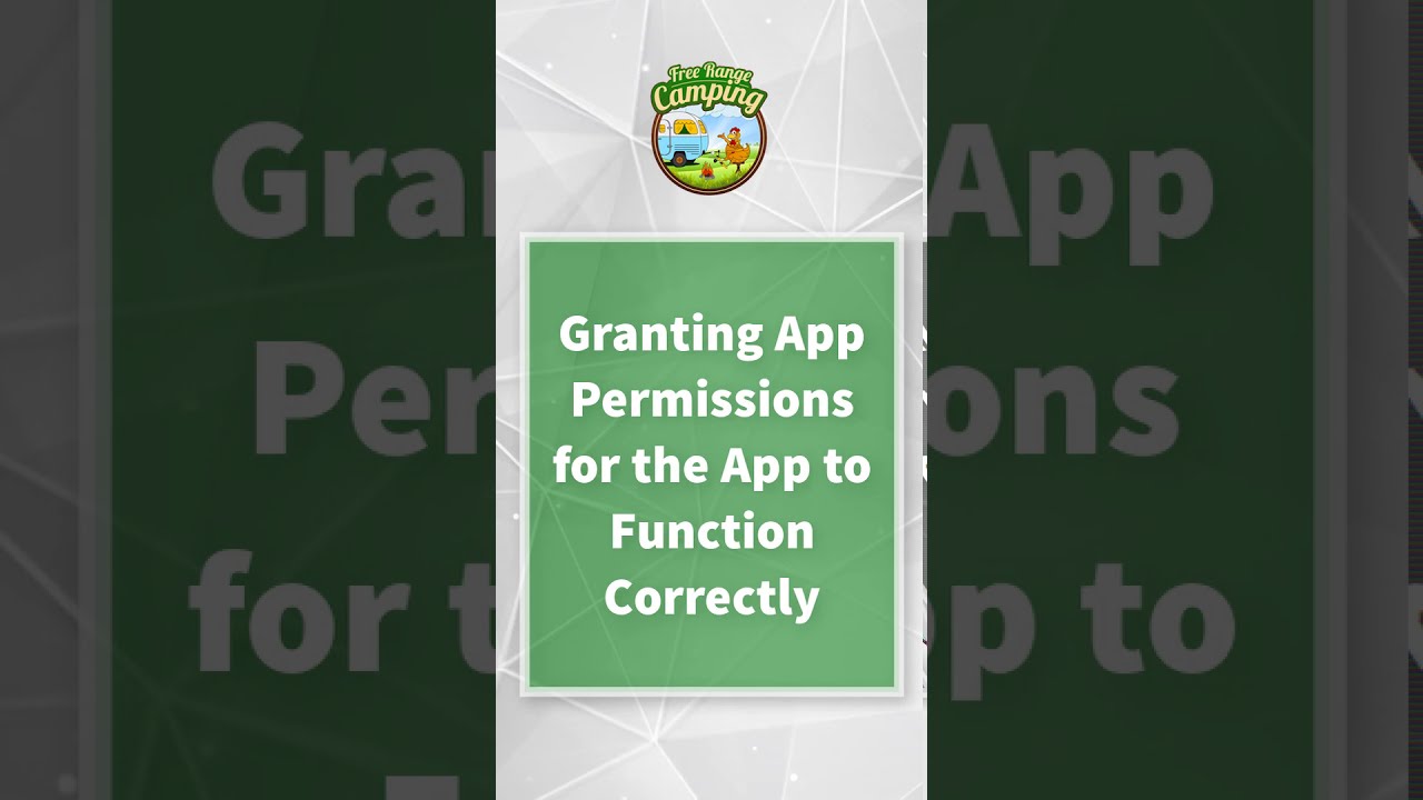 Granting App Permissions for the App to Function Correctly - YouTube
