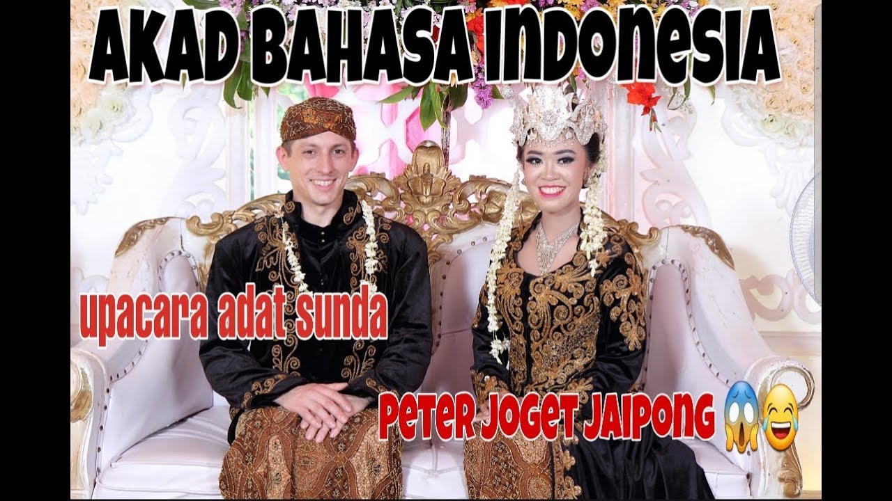 Wedding adat sunda Indo-USA - YouTube