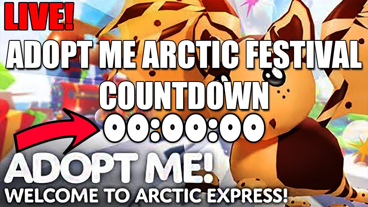 🔴LIVE! Adopt Me Countdown The Winter Festival Starts! NEW PETS ...
