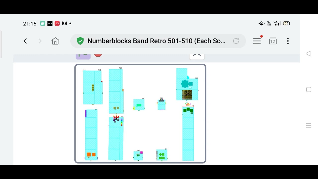 number blocks band retro 501-510 remake 500 saga starts - YouTube