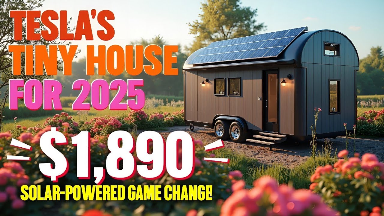 Tesla’s Tiny House for 2025 – A $1,890 Solar-Powered Game Changer ...