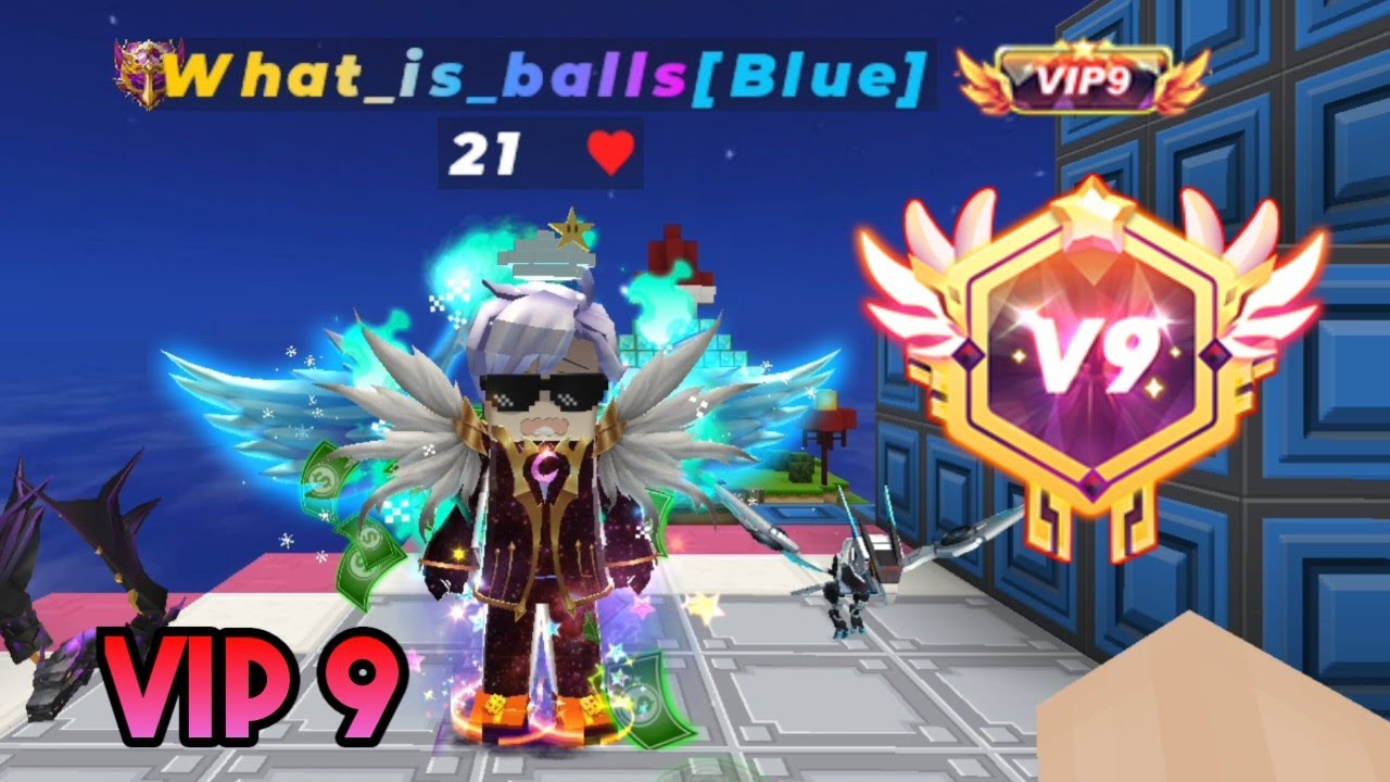 Playing With VIP 9 in Bedwars | Blockman Go - YouTube