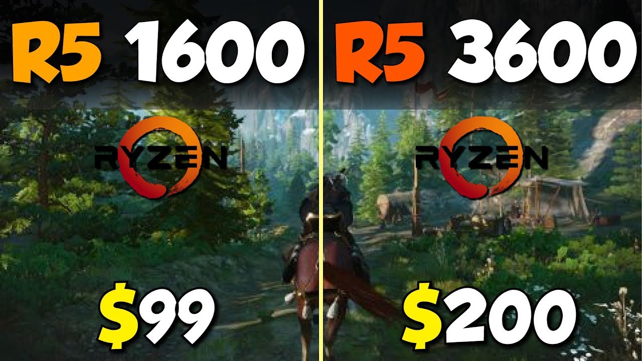 Ryzen 5 3600 Vs Ryzen 5 1600 YouTube Ryzen 5 3600 Vs Ryzen 5 1600 YouTube