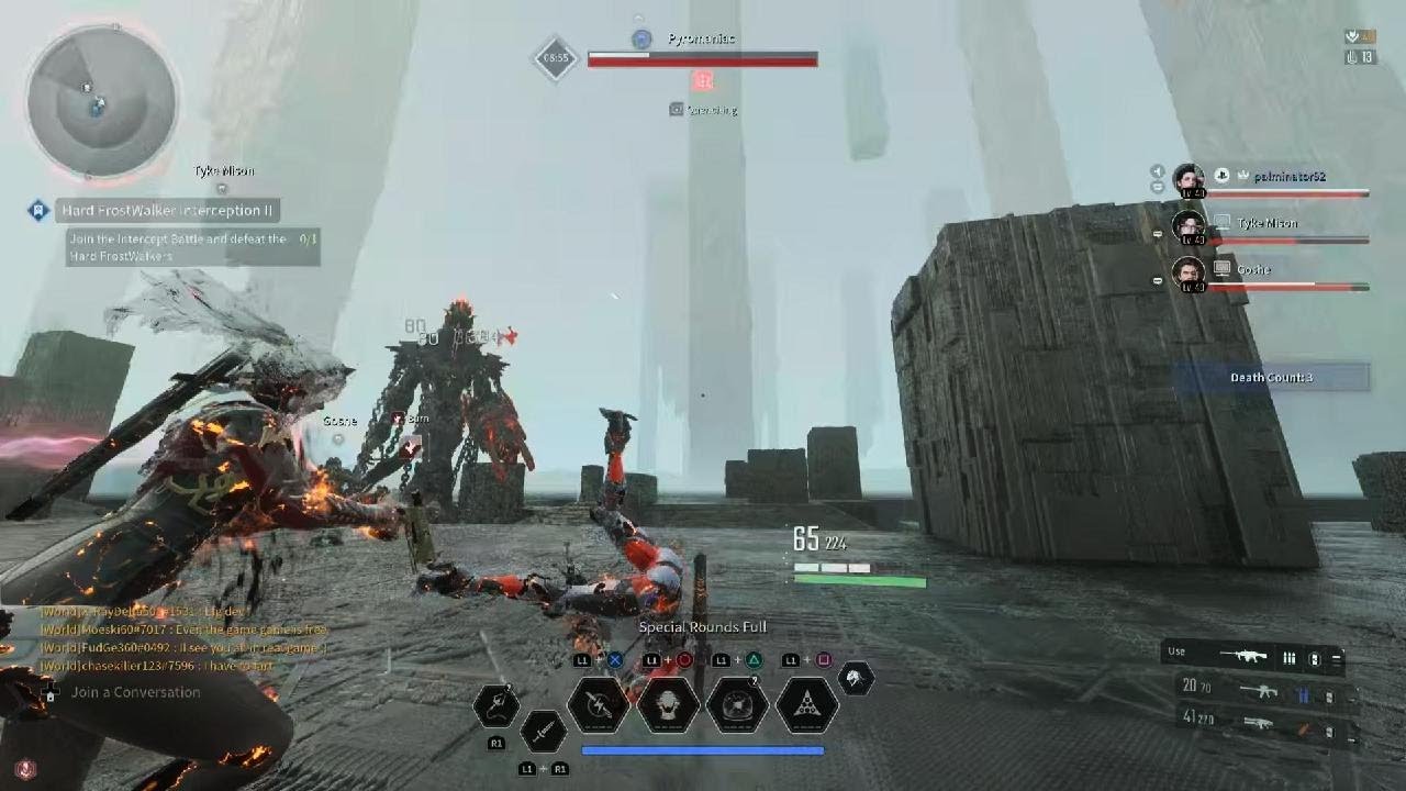 The First Descendant Pyromaniac boss fight - YouTube