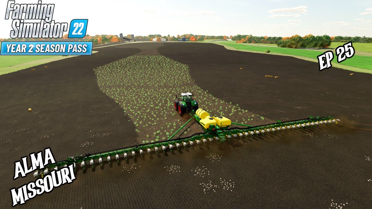 Planting Crops on Big Field on Alma Missouri | Ep 25 | Farming ...