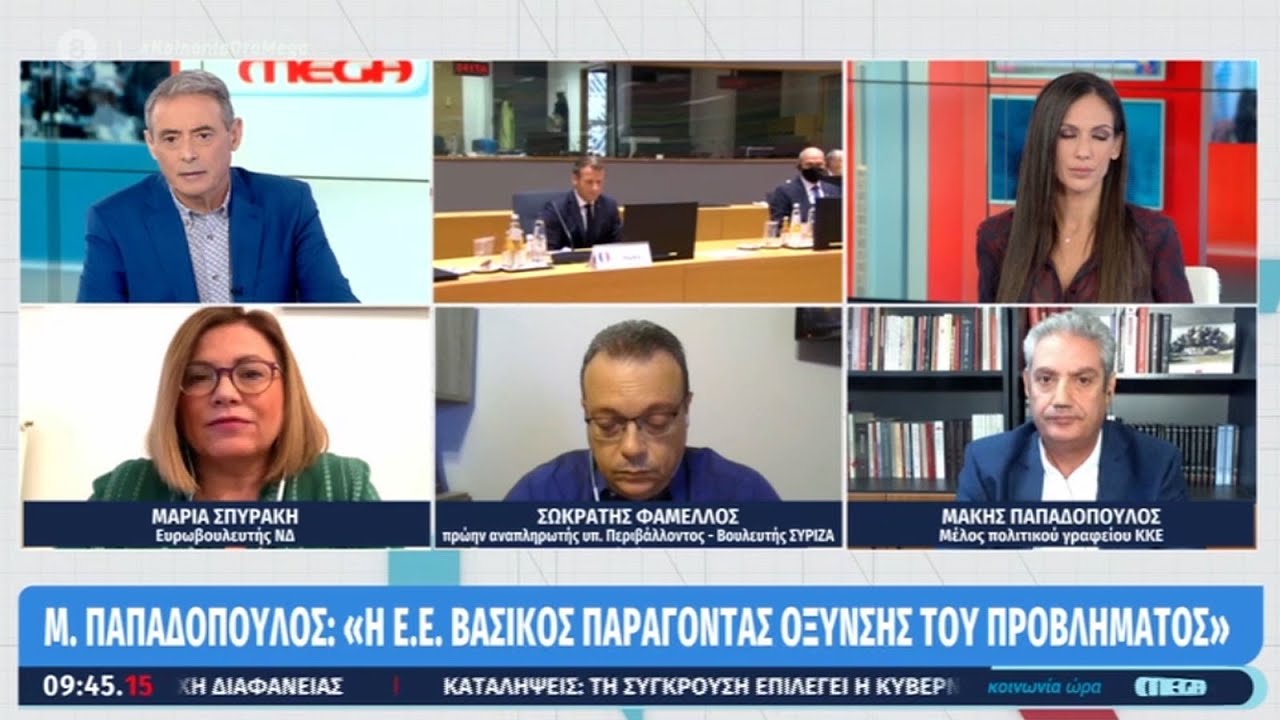 ΠΑΡΕΜΒΑΣΗ ΤΟΥ Μ. ΠΑΠΑΔΟΠΟΥΛΟΥ ΣΤΟ ΜΕΓΚΑ - YouTube