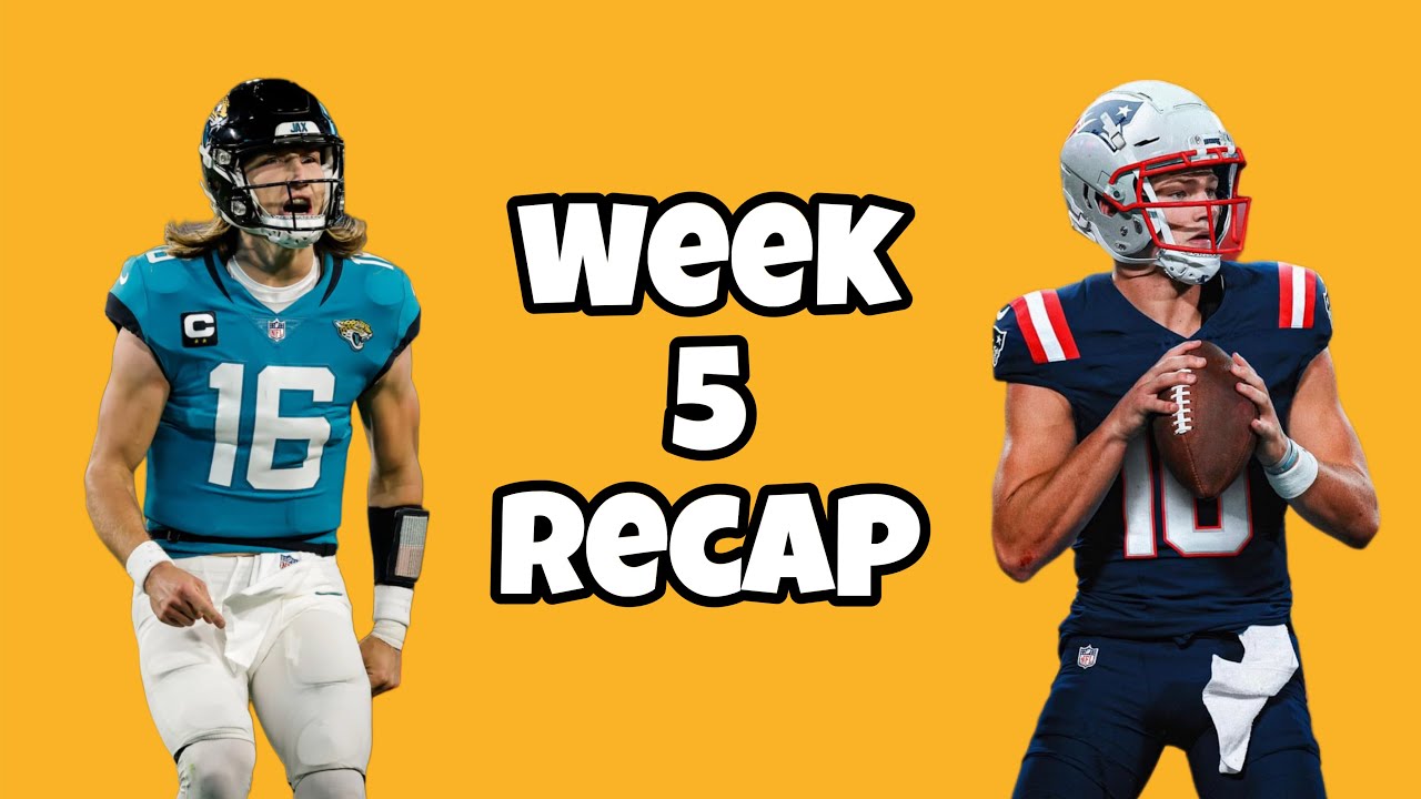 NFL Week 5 Recap|Jaguars Stay Hot!|Patriots Shock The Bills - YouTube