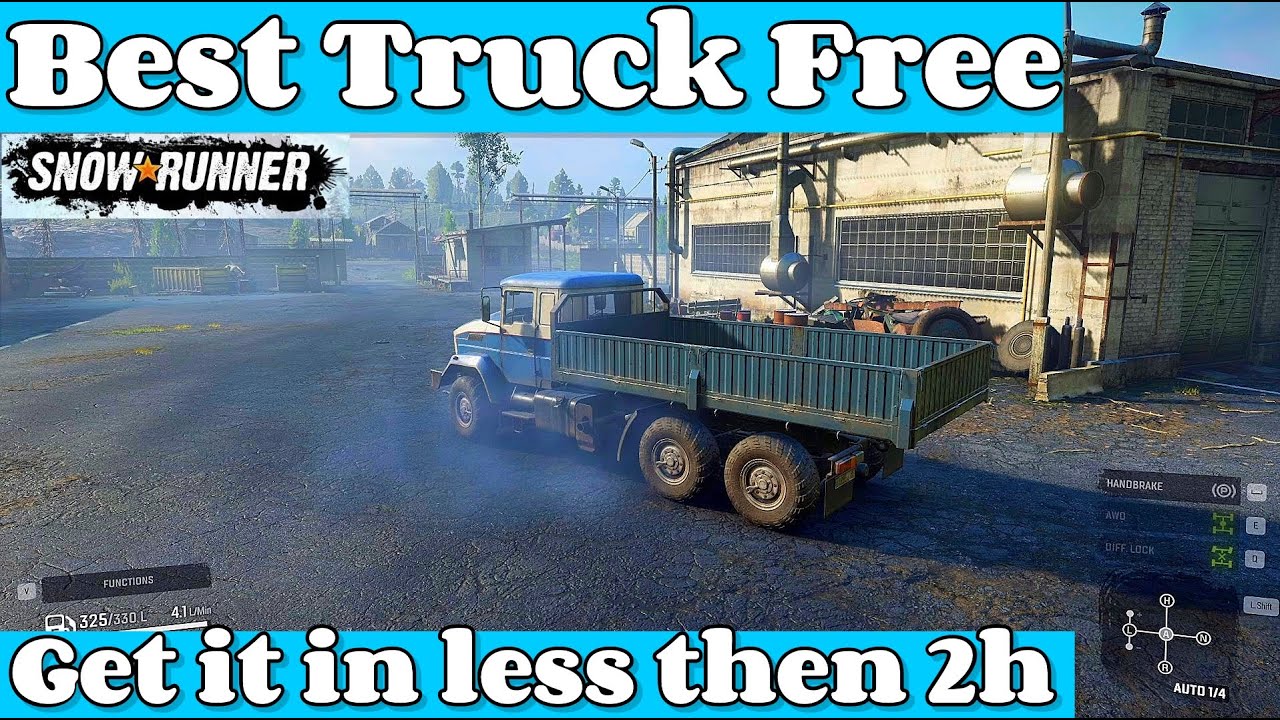 Best Truck in SnowRunner for Free 2023 - How to get it in less then 2h ...