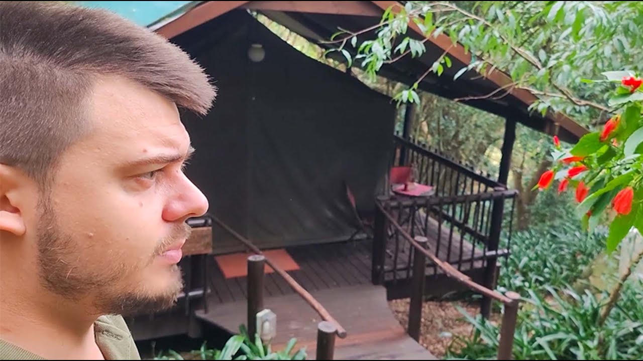 Exploring Thandulula's $80 Safari Tent Lodge in South Africa! - YouTube