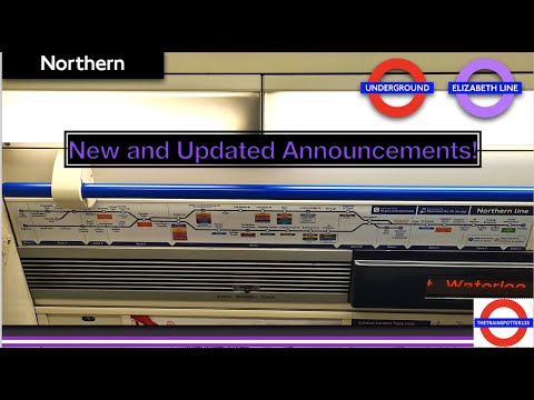 NEW AND UPDATED Announcements on the Northern line! - YouTube