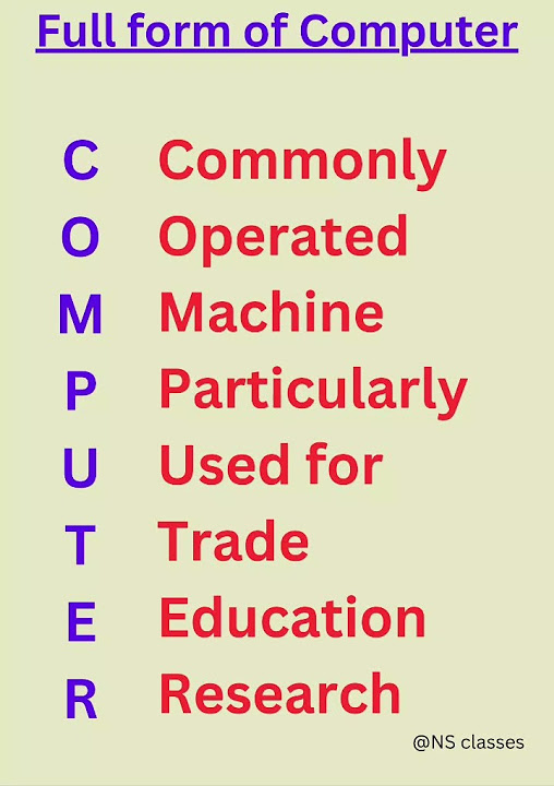 gk questions full form of computer#shortsfeed #gkquestion #computerknowledge #fullforms #gktoday ...