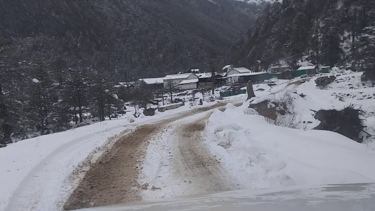 Tawang snow - YouTube