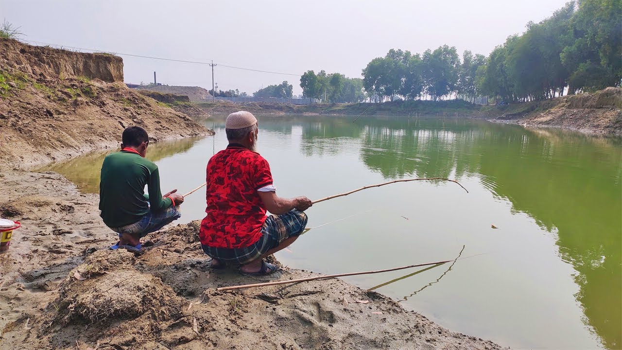 Fishing video | Hook fishing | Hunting fish in village - YouTube
