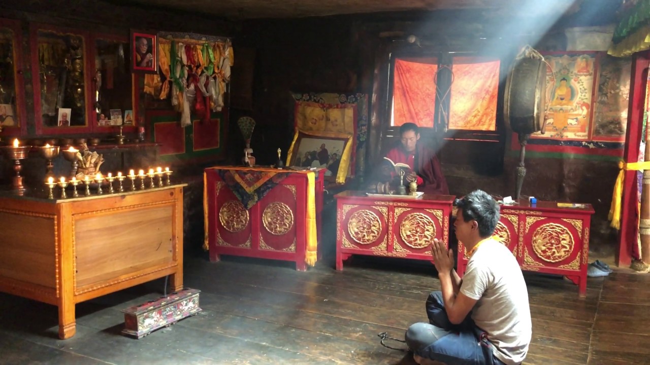 Nymphu Gompa, Chhoser Mustang, Nepal - Private Meditation - YouTube