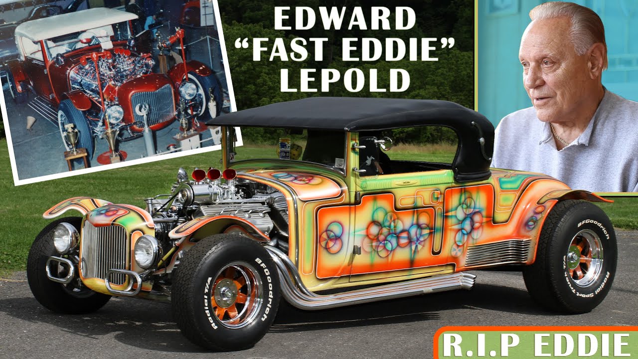 Edward "Fast Eddie" Lepold & his 1927 LaSalle. R.I.P Eddie. - YouTube