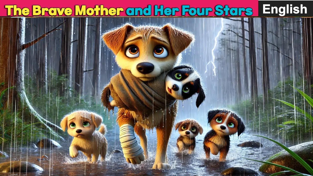 The Brave Mother and Her Four Stars (English Story) | Panchatantra ...