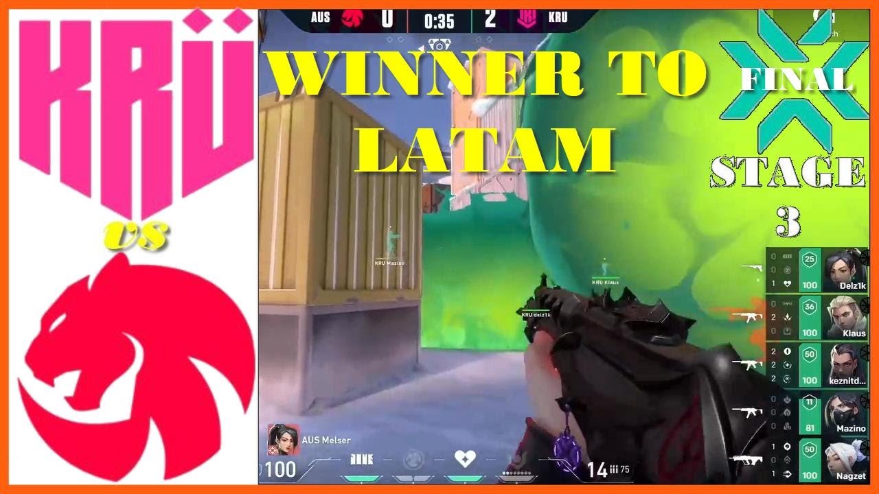 KRU vs Australs | All HIGHLIGHTS | UPPER FINAL | VCT 2021 LAS Stage 3 ...