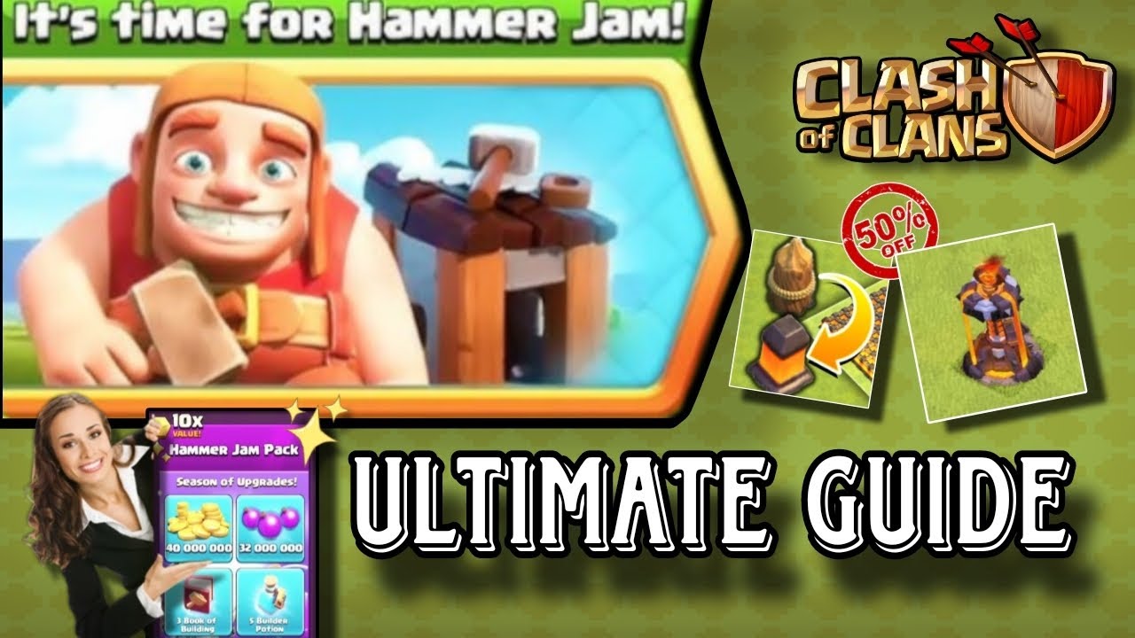 "🔨 Clash of Clans Hammer Jam: Unleash Upgrades at 50% OFF! 💥 | Limited ...