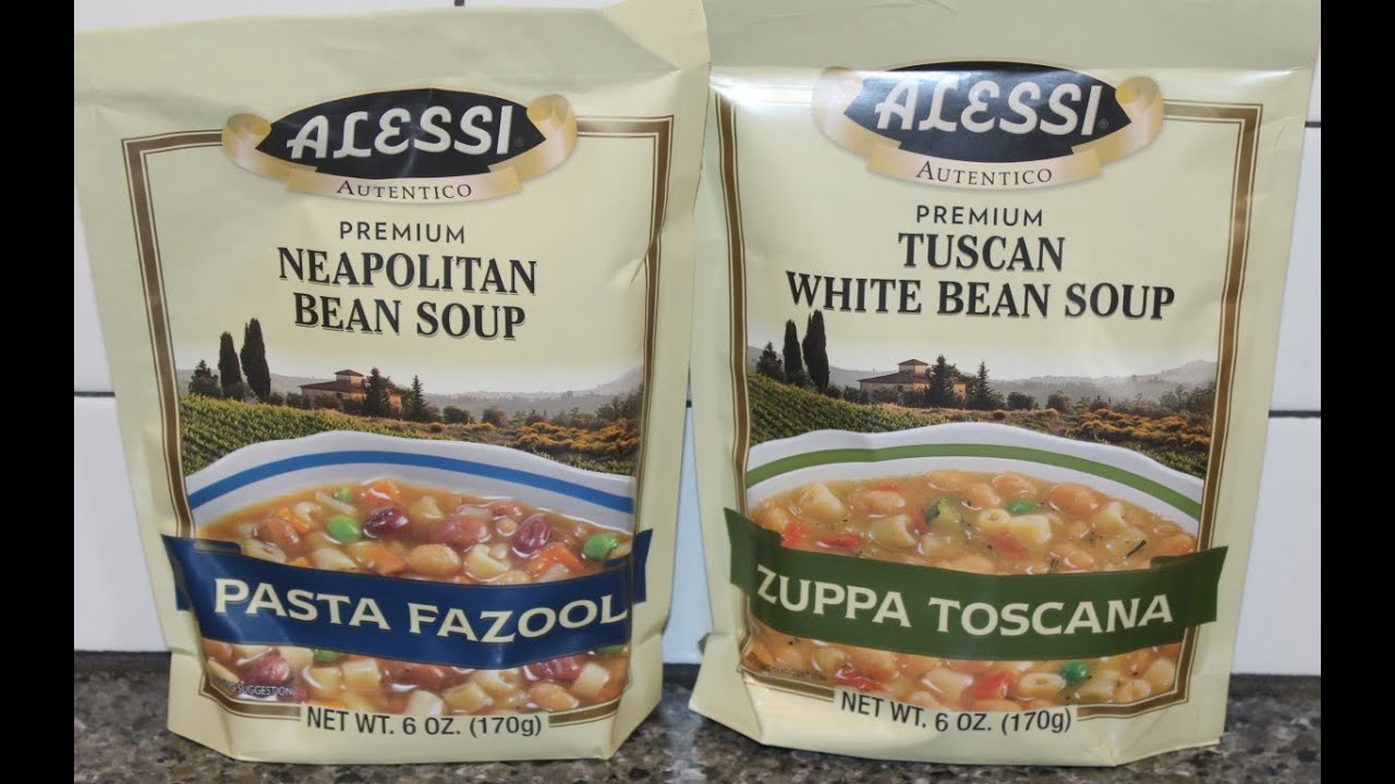 Alessi: Neapolitan Bean Soup & Tuscan White Bean Soup Review - YouTube