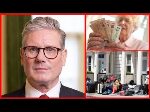 Keir Starmer behauptet, es gebe kein Geld für britische Rentner. Es gebe Geld für Hotels und Asyl...