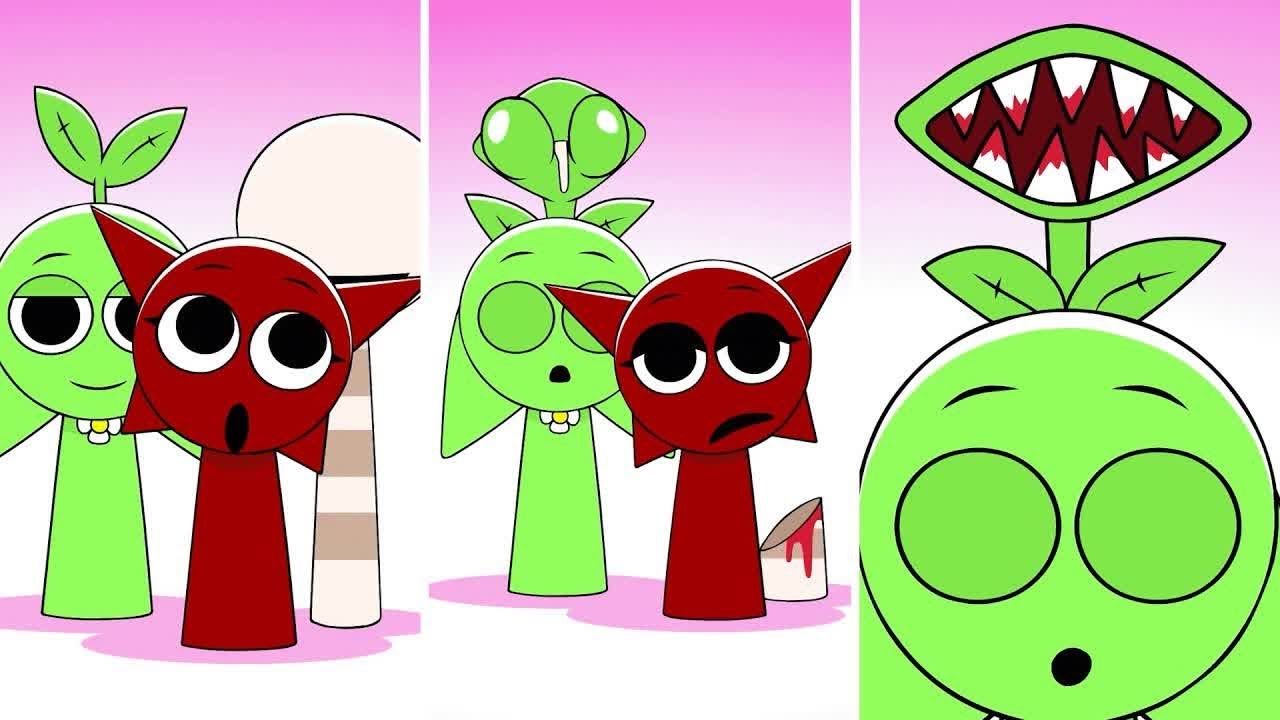 Sprunki OC Mroona and Wyrum Retake meet Garden Phase 2 VS Phase 3 VS ...