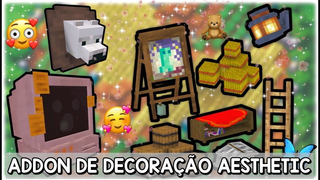 ADDON AESTHETIC PARA MINECRAFT PE - YouTube