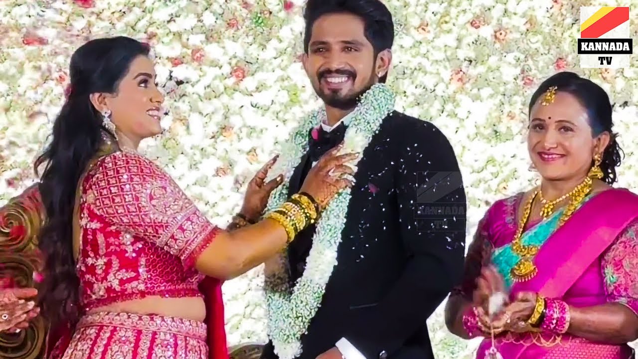 ಮದುವೆ ರಿಸೆಪ್ಶನ್ 💐 ಗೀತಾ ಸೀರಿಯಲ್ ನಟ ಧನುಷ್ ಗೌಡgeetha serial dhanush gowda marriage reception - YouTube